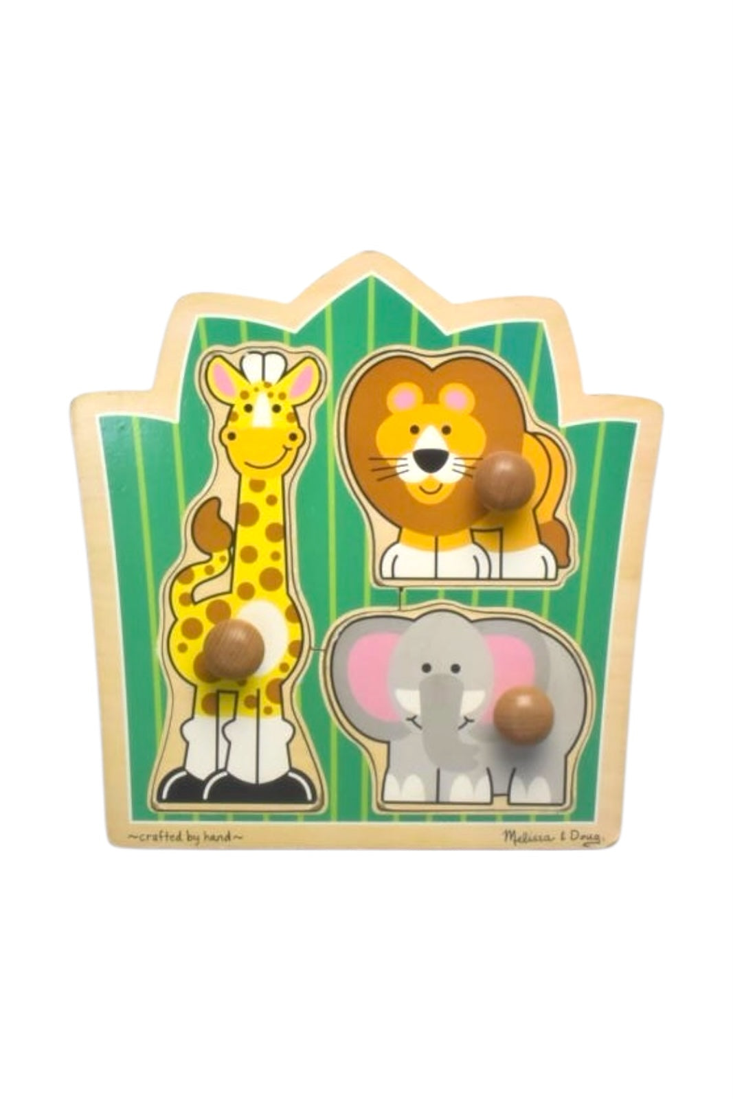 Multicolour Melissa & Doug Safari Chunky Puzzle 1T+ — Retykle Singapore